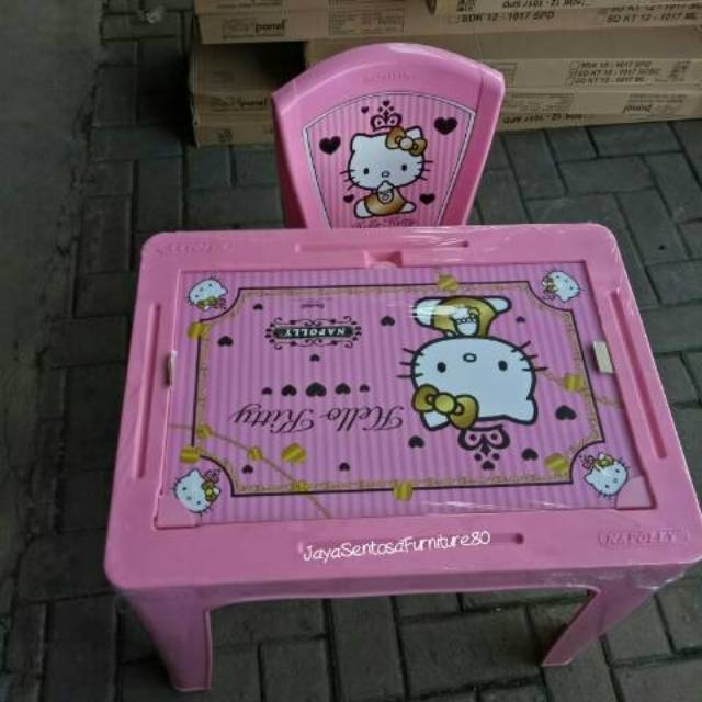 Jual MEJA BELAJAR ANAK NAPOLY SET MEJA DAN KURSI | Shopee Indonesia