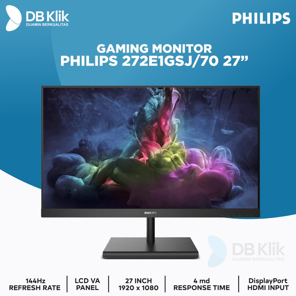 Jual LED Monitor Gaming Philips 272E1GSJ/70 27 Inch 144Hz Full HD HDMI ...