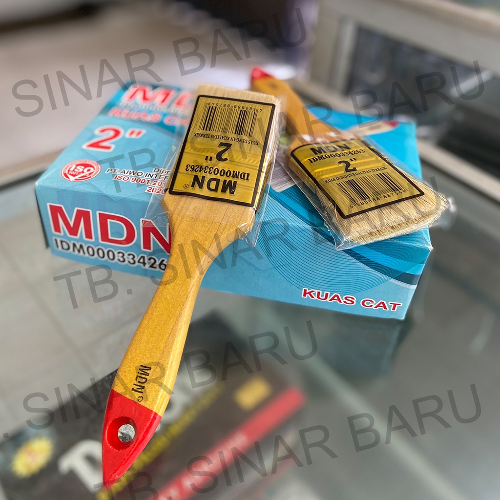 Jual Kuas Cat Pernis Gagang Kayu MDN 2" | Shopee Indonesia