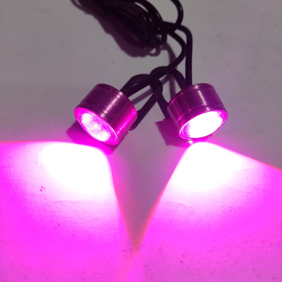 Jual LAMPU MATA ELANG STROBO EAGLE EYE FLASH STROBO KEDIP 3 LED DENGAN BREKET 2PCS | Shopee ...