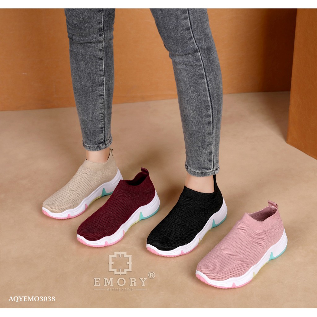 Jual AQYEMO3038 EMORY SEPATU EMORY Flexknit Sneakers ORIGINAL | Shopee ...