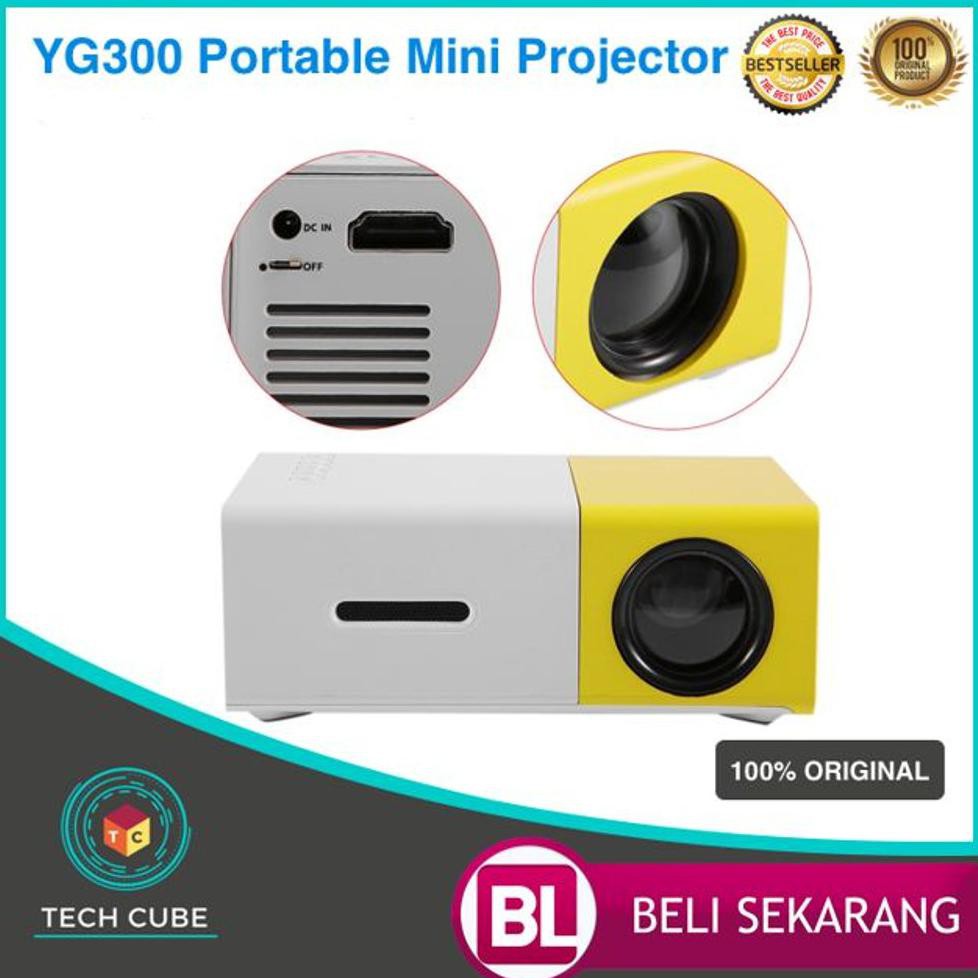 Jual LJP PROYEKTOR MINI LED YG300 YG-300 YG 300 LCD Portable Projector ...