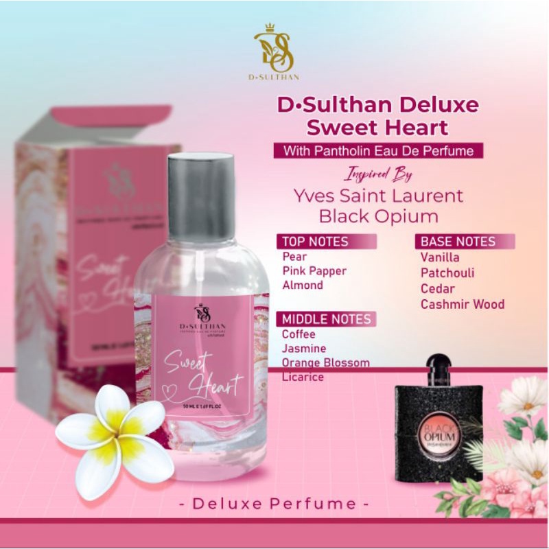 Jual PERFUME D.SULTAN DULUXE SWEET HEART | Shopee Indonesia