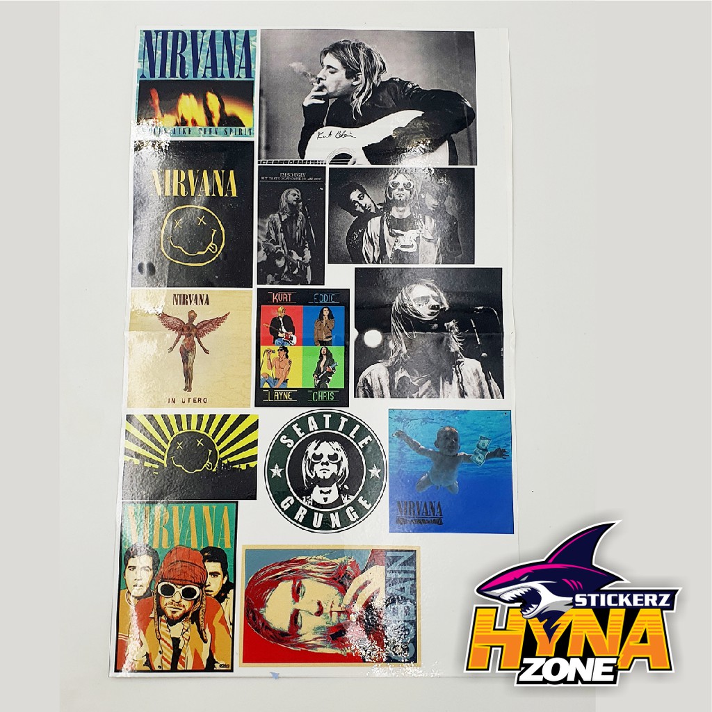 Jual STICKER PACK NIRVANA SRICKER KURT COBAIN STIKER TUMBLR STIKER ...
