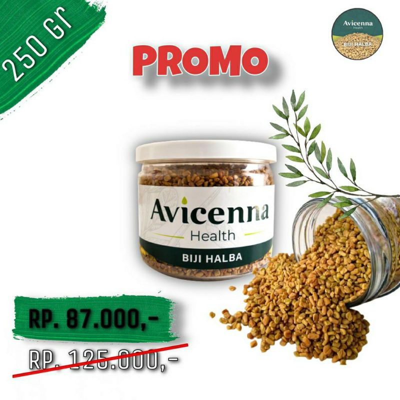 Jual Biji Halba Avicennahealt 250gr | Asli Fenugreek Seed Kelabat ...