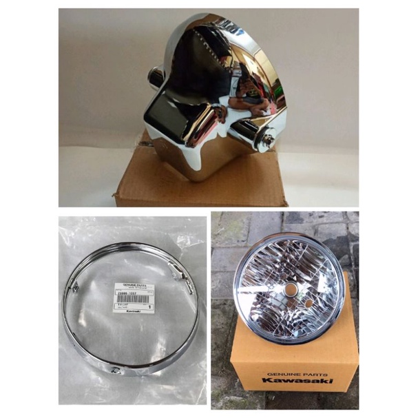 Jual Lampu Ninja Set Batok Reflektor Ring Lampu Bulat Ninja SS R ...