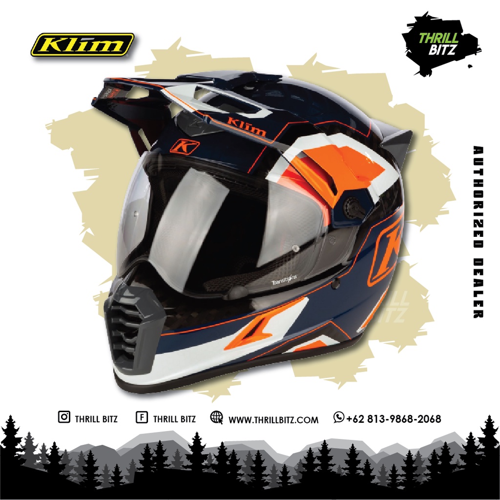 Jual Helm Klim Krios Pro Helmet ECE DOT - Rally Striking Orange ...