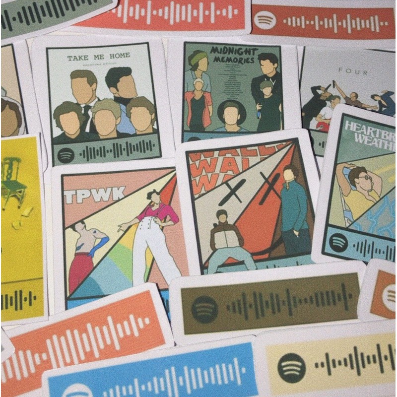 Jual ONE DIRECTION STICKER (SPOTIFY CODE) | Shopee Indonesia