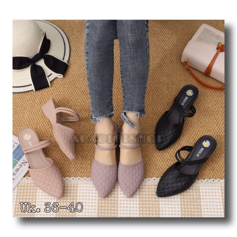 Jual PORTO - SANDAL PORTO LADY BAT WEDGES WANITA JELLY IMPORT TALI DUA ...