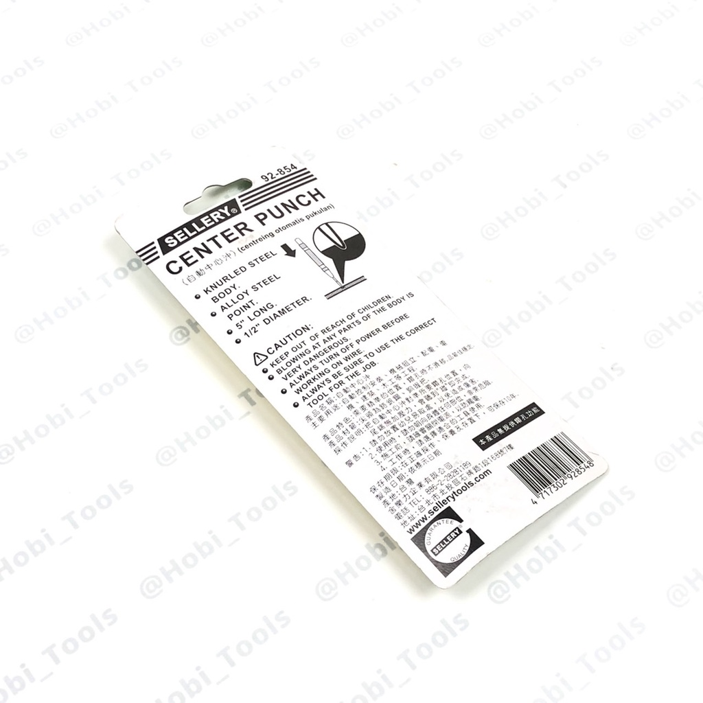Jual SELLERY AUTOMATIC CENTER PUNCH 92-854 5" - PENITIK BOR OTOMATIS 5 ...