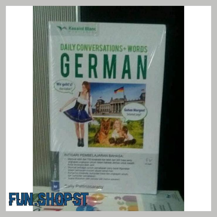 Jual BELAJAR BAHASA JERMAN" DAILY CONVERSATION + WORDS GERMAN+CD AUDIO ...