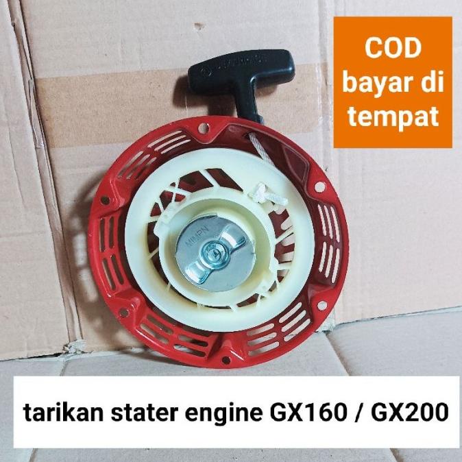 Jual New Tarikan Stater Engine Diesel Gx 160 200 Recoil Starter Mesin Pengg | Shopee Indonesia