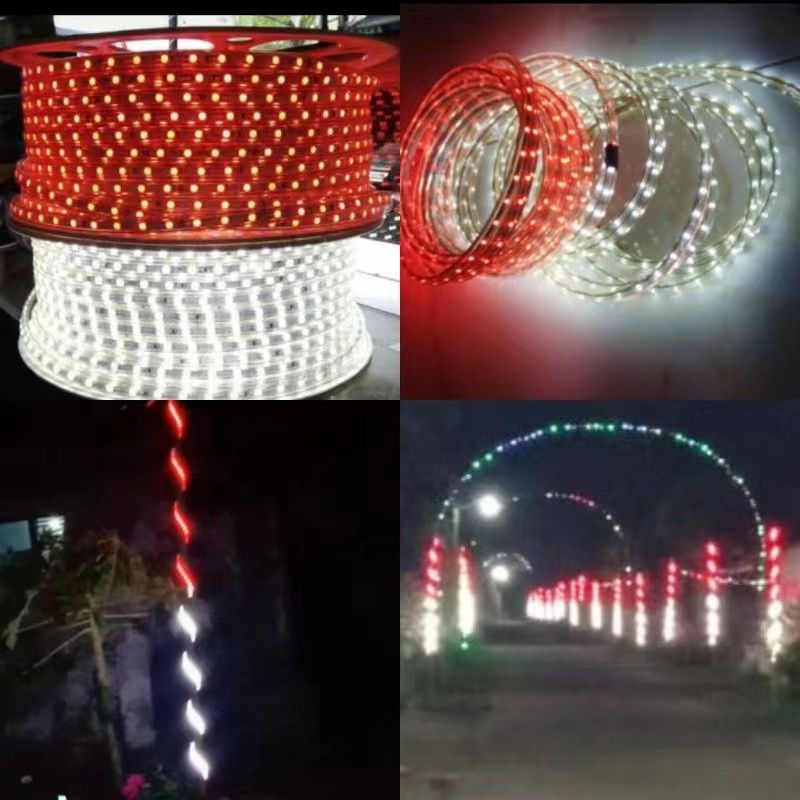 Jual LAMPU LED STRIP 5050 MERAH PUTIH PANJANG 2METER 4 METER 6METER ...