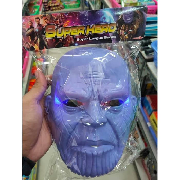 Jual Free Ongkir Topeng Thanos Marvel Avengers Infinity War Thanos Mask ...
