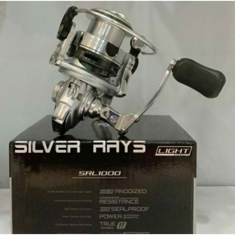 Jual REEL SPINING TRIDENTECH SILVER RAYS LIGHT 1000 - POWER HANDLE | Shopee Indonesia