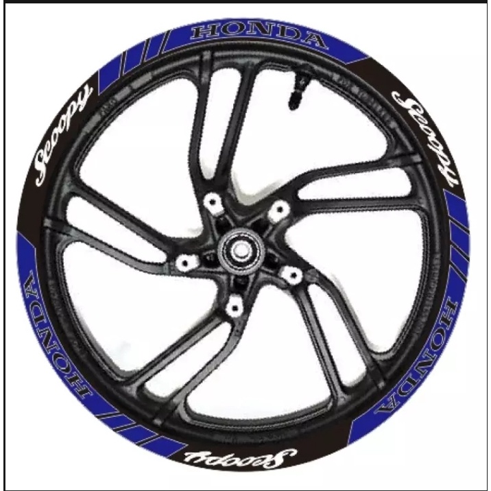 Jual Stiker Velg List Velg Cutting Honda Scoopy | Shopee Indonesia