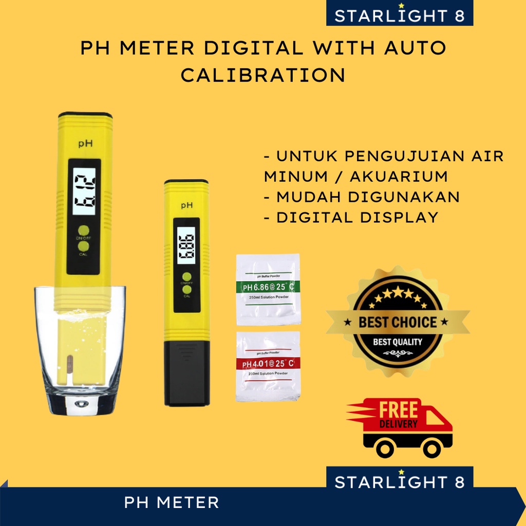 Jual Alat Ukur Keasaman Air PH Meter Tester Digital Air Minum Akuarium ...