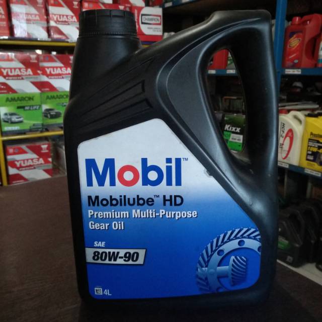 Jual OLI MOBIL MOBIL 1 MOBILLUBE HD SAE 80W-90 (4 LITER) | Shopee Indonesia