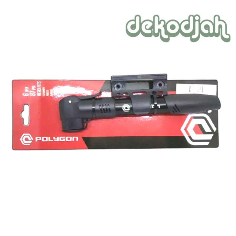 Jual POMPA SEPEDA PORTABEL POLYGON MINI PUMP AIR LITE TELESCOPIC ...