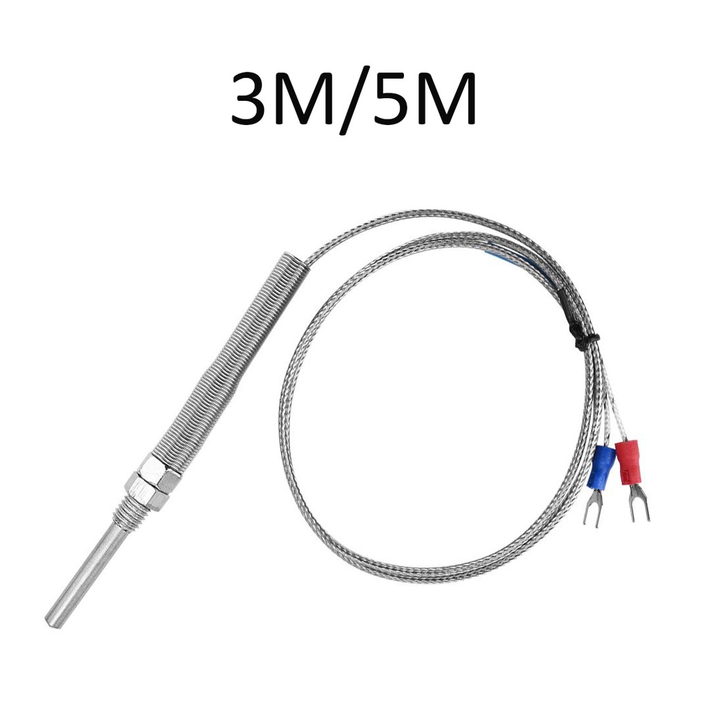 Jual K Type Thermocouple Pin M8 3M/4M 400C Pin 50mm/100mm Probe Sensor ...