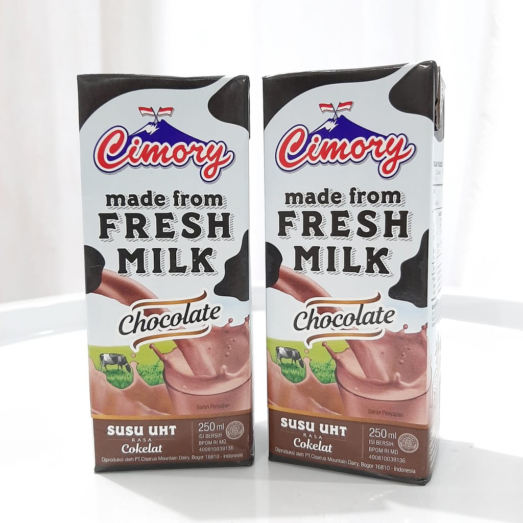 Jual Susu Cimory Fresh Milk / Susu UHT 250ml (Marie Regal/Chocolate ...