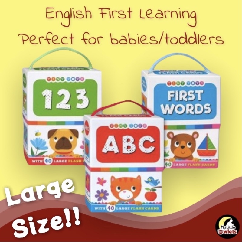 Jual Igloo Flash Cards Anak Import Igloo Tiny Tots (40 Large Flash ...
