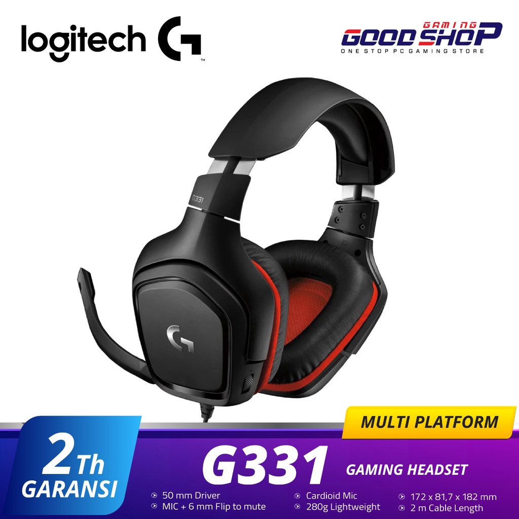 Jual LOGITECH G331 GAMING HEADSET | Shopee Indonesia