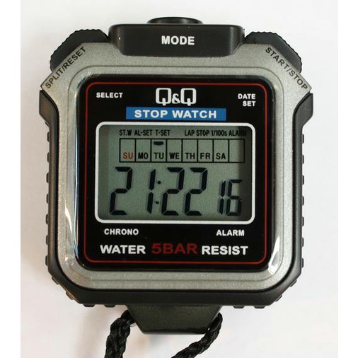 Jual Stopwatch Q&Q QnQ HS43 Original Water Resist 5 Bar | Shopee Indonesia