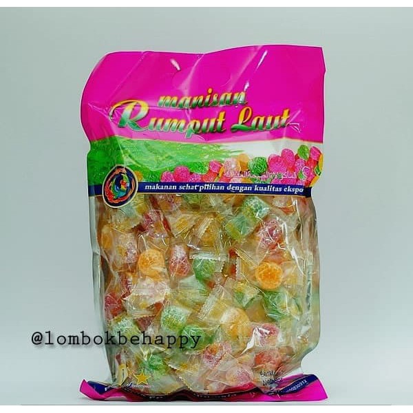 Jual Manisan Rumput Laut Oleh Oleh Khas Lombok Kemasan Plastik Bening ...