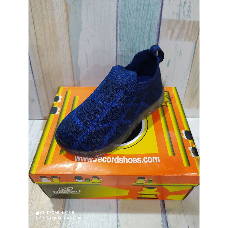 Jual (COD) Sepatu anak RECORD (BISA NYALA) | Shopee Indonesia