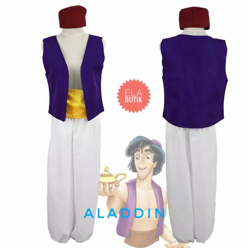 Jual kostum aladdin-kostum halloween-arabian kostum. | Shopee Indonesia