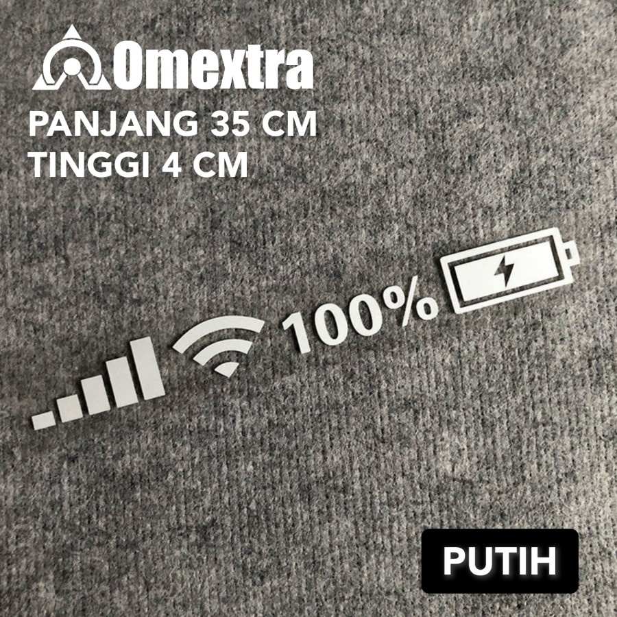 Jual Wifi Signal Logo Sticker Omextra Stiker Mobil Motor Logo Signal Hp ...