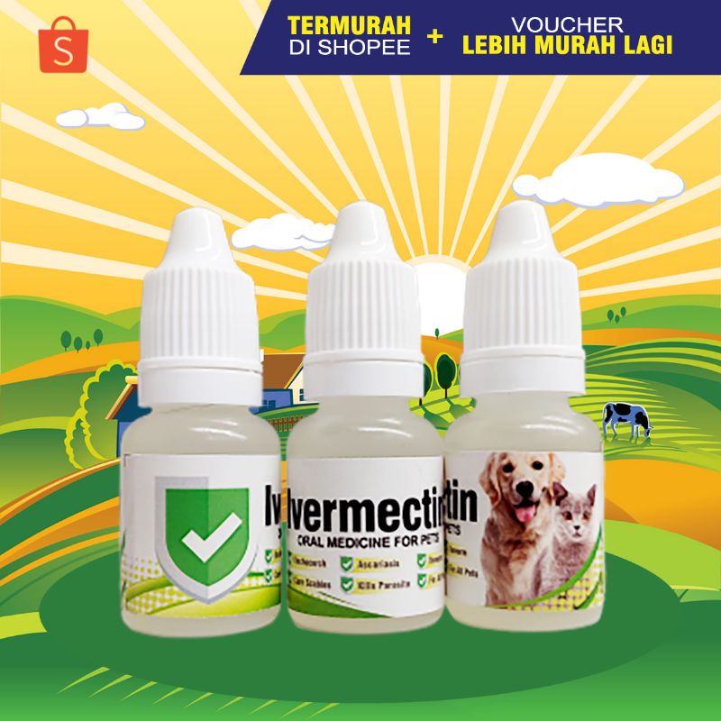 Jual IVERMECTIN ORAL - Obat Scabies Oral Kucing Obat Jamur Kucing Obat ...