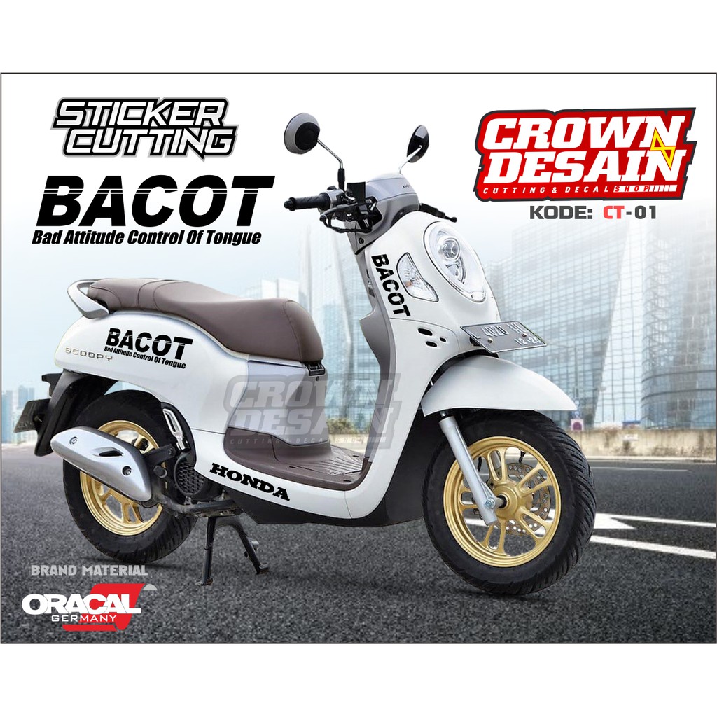 Jual Cutting Sticker Striping All New Scoopy 2020 - 2021 Bacot ...