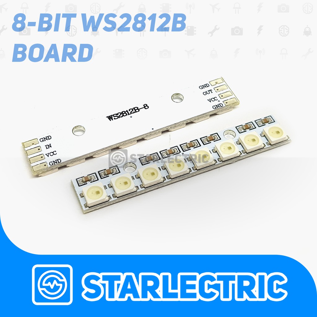 Jual RGB LED Strip Bar 8 Bit WS2812 2812 Arduino | Shopee Indonesia