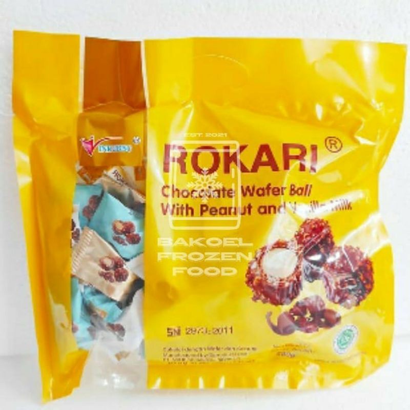 Jual INKUBISC WAFER BALL CHOCOLATE WITH PEANUT + VANILLA MILK | Shopee ...
