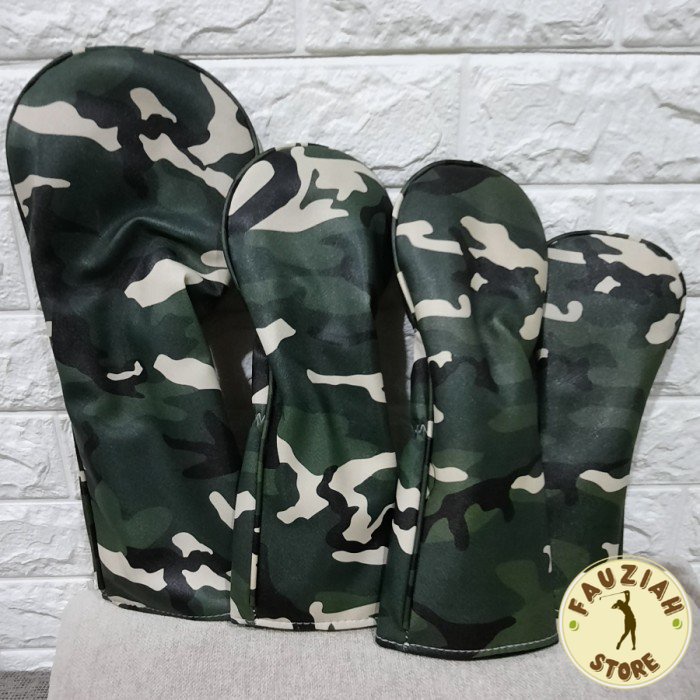 Jual Reya Golf Driver Cover Set Camou Army Series - Camo Army, Hybrid ...