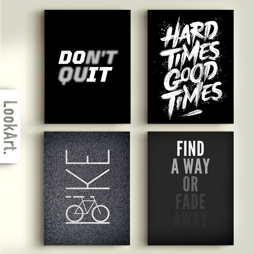 Jual HIASAN DINDING QUOTES TYPORAPHY POSTER KAYU KATA BIJAK KATA ...