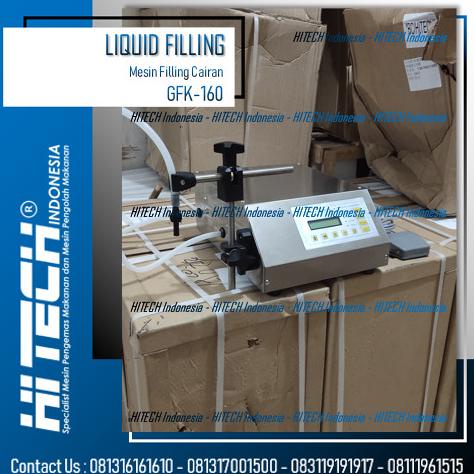 Jual Mesin Pengisi Cairan GFK-160 Liquid Filling Mesin Takar Cairan Air hitech99 Murah | Shopee ...