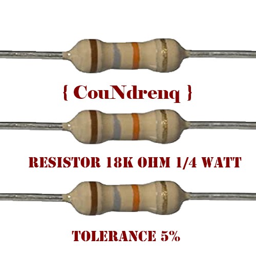 Jual Resistor 18K ohm 1/4w 5% | Shopee Indonesia