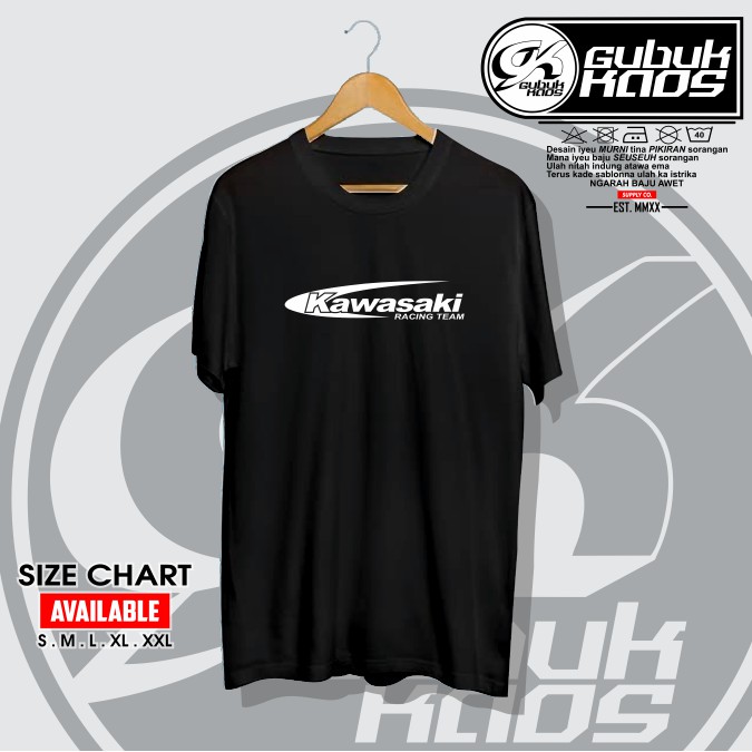 Jual BAJU KAOS VECTOR FONT KAWASAKI RACING TEAM - GUBUK.KAOS | Shopee ...