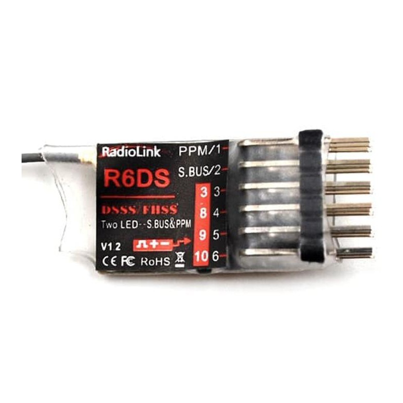 Jual Radiolink R6ds 6-ch 24ghz Dsss Receiver For Transmitter At9 And ...