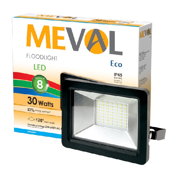 Jual Lampu Sorot LED Floodlight 30W ECO, Putih - MEVAL | Shopee Indonesia