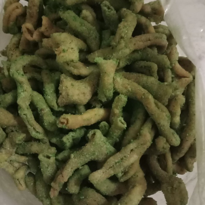 Jual Keripik usus ayam balut tepung rasa rumput laut 500 gr seaweed ...