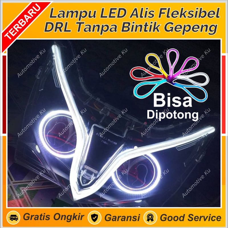 Jual LAMPU LED NEON ALIS DRL STRIP TIDAK BINTIK HALUS 30CM PREMIUM SOFT ...