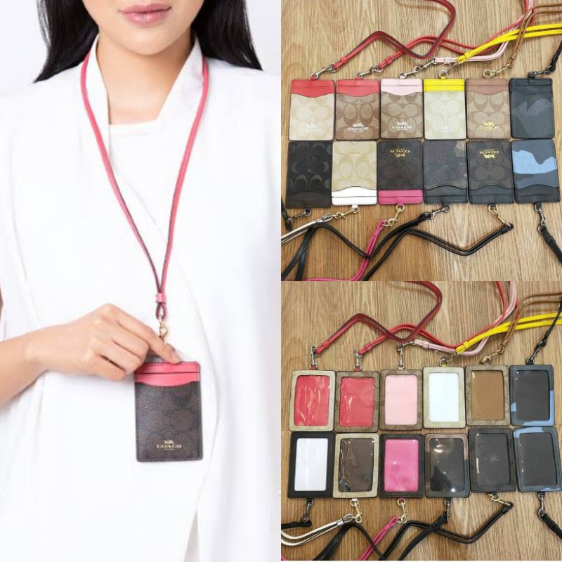 Jual Name Tag Kantor Wanita/Pria ID Card Lanyard in signature original ...