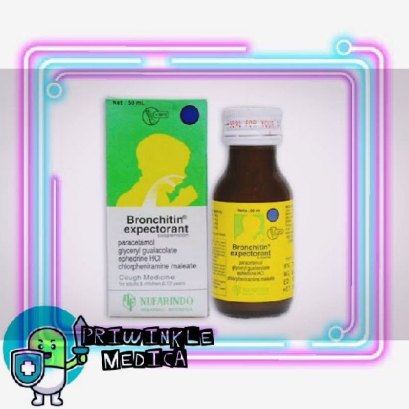 Jual bronchitin expectorant exp sirup obat batuk 60ml 60ml / botol ...