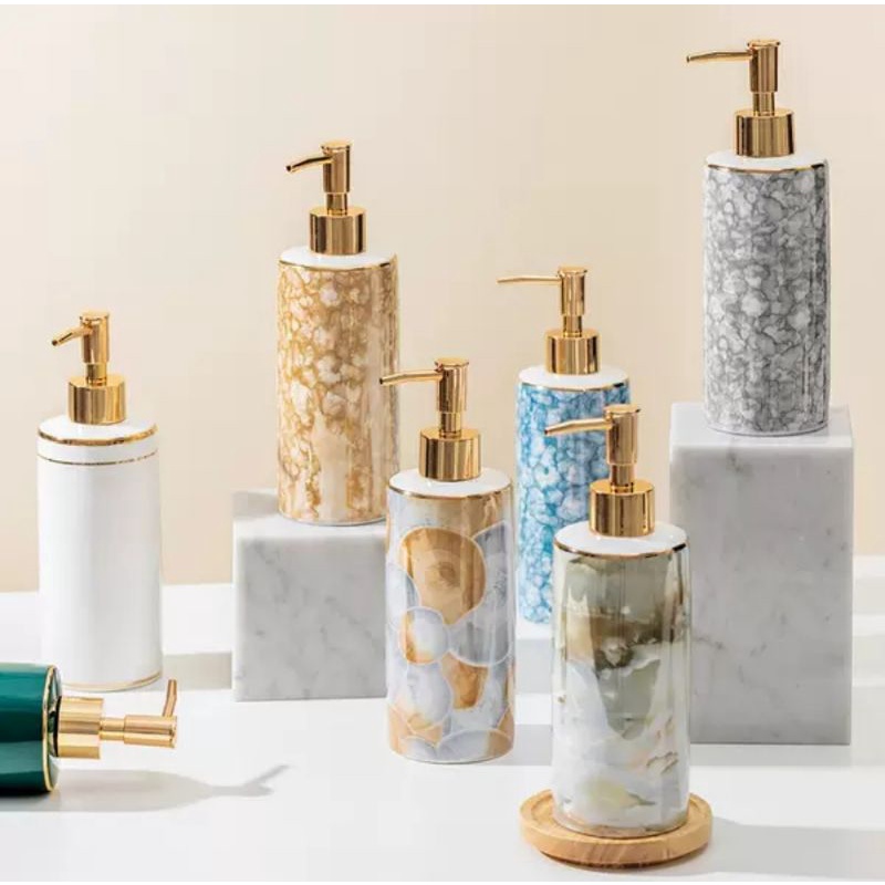 Jual Luxury Soap Dispenser / Tempat Sabun Mewah Gold / Botol Sabun Hand ...