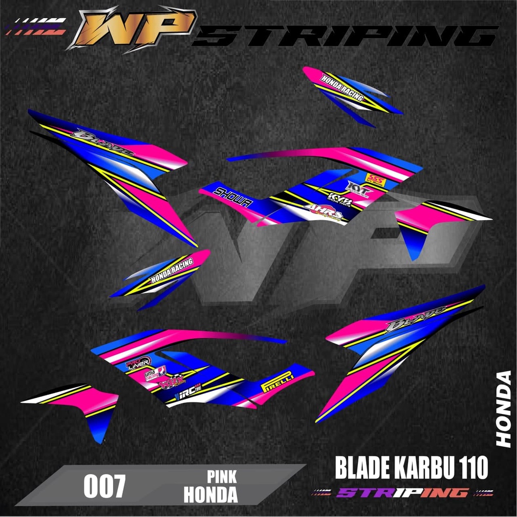 Jual STIKER STRIPING BLADE 110 KARBU 2008-2011 - STRIPING VARIASI LIST ...