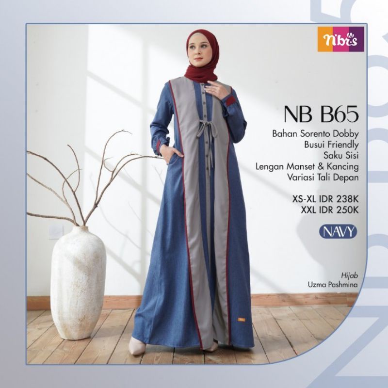 Jual NIBRAS NB B65 NAVY | Shopee Indonesia